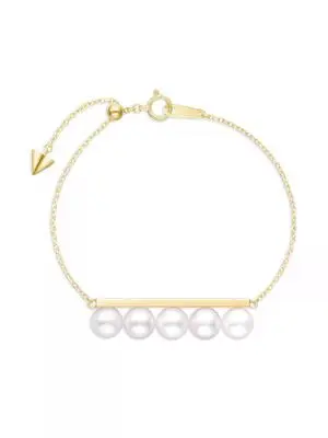 TASAKI 18kt Yellow Balance Signature Bracelet - Gold