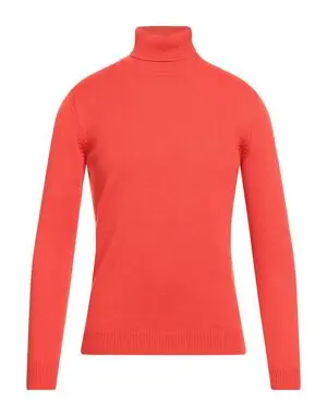 ROBERTO COLLINA Turtleneck Merino Wool Sweater - Orange