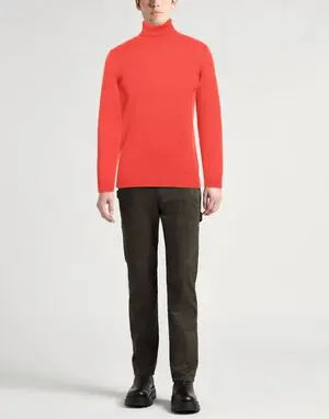 ROBERTO COLLINA Turtleneck Merino Wool Sweater - Orange