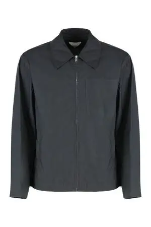 Bottega Veneta Cotton Zip-Up Jacket - Grey