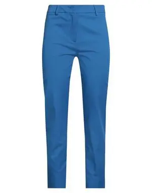 Max Mara Twill Straight-Leg Pants Blue