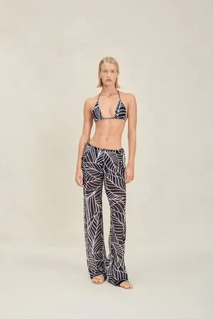 Devon Windsor Ollie Straight-leg Pants - Navy