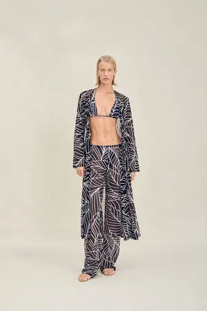 Devon Windsor Ollie Straight-leg Pants - Navy