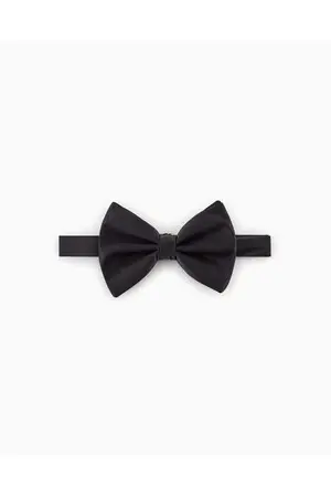 Giorgio Armani Knotted Bow Tie - Blue