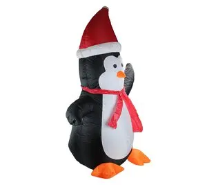 NORTHLIGHT Led Inflatable Penguin Yard Christma Decor 4