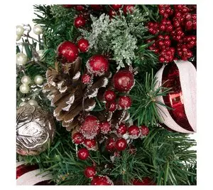NORTHLIGHT Pine Christmas Wreath Unlit 28
