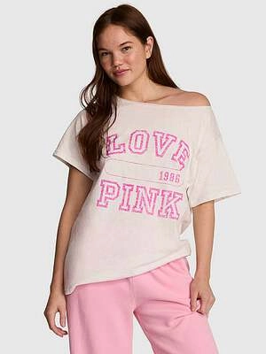 Pink Off The Shoulder T-shirts For Women