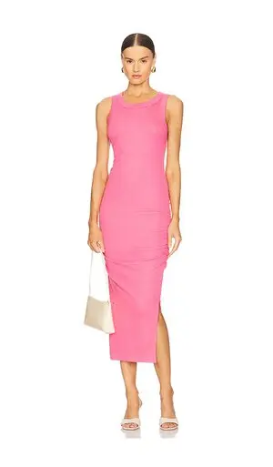Michael Stars Wren Ruched Midi Dress