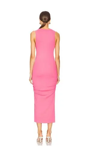 Michael Stars Wren Ruched Midi Dress