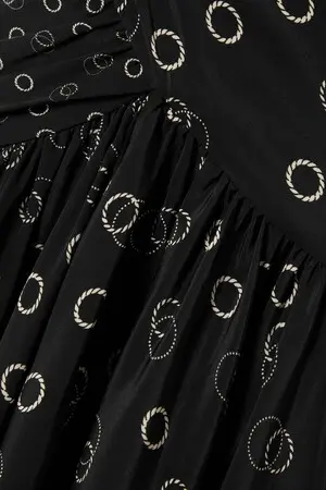 Isabel Marant Étoile Calliope Strapless Printed Midi Dress