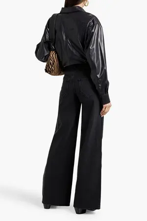 Isabel Marant High-rise Wide-leg Jeans - Black