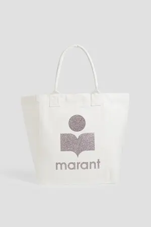 Isabel Marant Yenky Glittered Canvas Tote