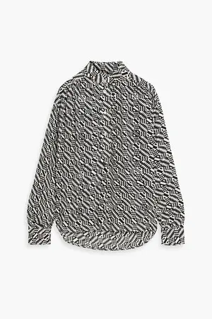 MARANT ETOILE Berangere Printed Crepe De Chine Shirt