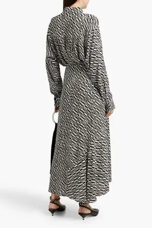 MARANT ETOILE Berangere Printed Crepe De Chine Shirt