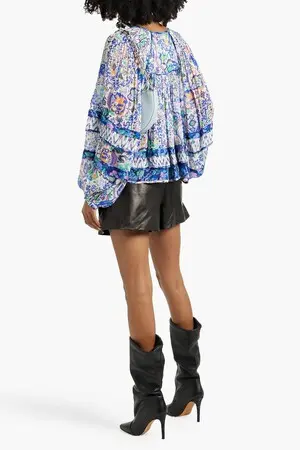 Isabel Marant Printed Georgette Blouse