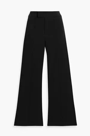 Isabel Marant Lyre Cotton-blend Kick-flare Pants - Black