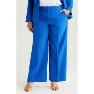 TAHARI ASL Wide Leg Trousers - New Royal
