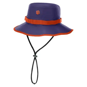 Nike Clemson Sideline Apex Gameday Boonie Dri-fit College Bucket Hat - Purple