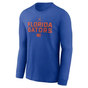 JORDAN Brand Florida Gators Dri-fit College Long-sleeve T-shirt - Blue