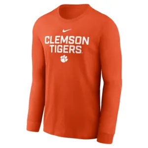 Nike Clemson Sideline Dri-fit College Long-sleeve T-shirt