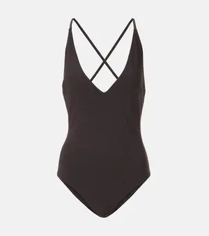Brunello Cucinelli Monili One-piece Swimsuit - Brown