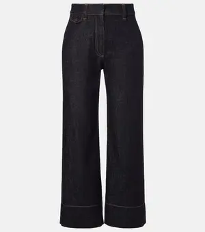 BRUNELLO CUCINELLI Brunello Cucinelli High-Rise Wide-Leg Jeans