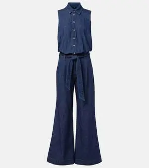 7 For All Mankind Denim Jumpsuit - Blue