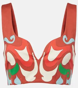 La DoubleJ Baia Printed Crop Top