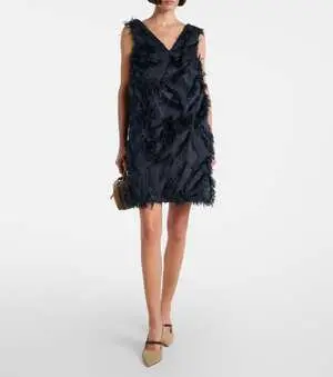 Brunello Cucinelli Fringed Minidress