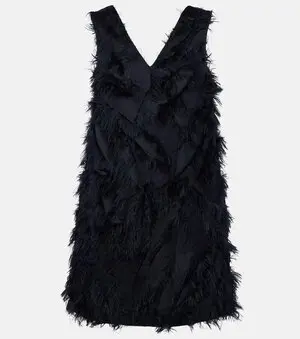 Brunello Cucinelli Fringed Minidress