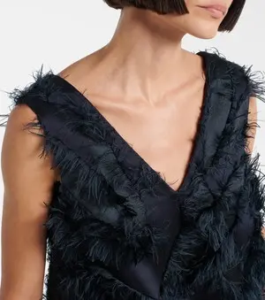 Brunello Cucinelli Fringed Minidress