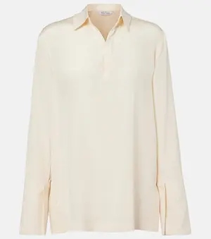 Max Mara Dover Silk-blend Cady Shirt