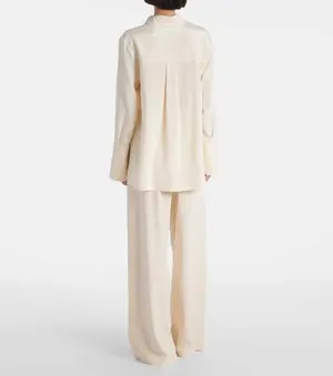 Max Mara Dover Silk-blend Cady Shirt