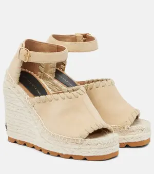 Stella McCartney Wedge Espadrilles - Beige