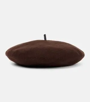 Brunello Cucinelli Wool Beret - Brown