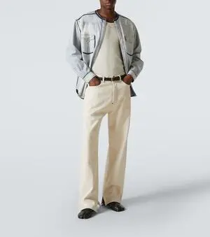 MAISON MARGIELA Embellished Denim Overshirt