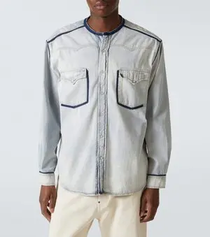 MAISON MARGIELA Embellished Denim Overshirt