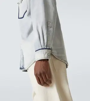 MAISON MARGIELA Embellished Denim Overshirt