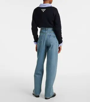 Prada High-rise Straight Jeans - Blue
