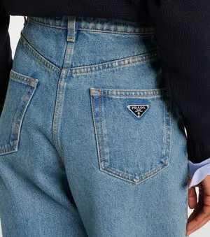 Prada High-rise Straight Jeans - Blue