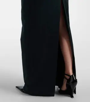 Magda Butrym Crochet-trimmed Bustier Gown