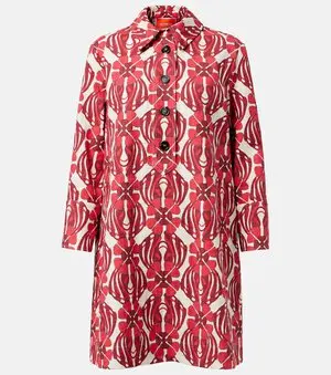 La DoubleJ Artemis Cotton Shirt Dress - Red