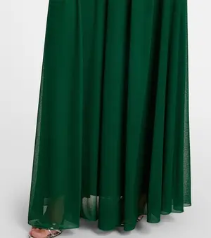 Max Mara Carnet Mesh Jersey Maxi Dress