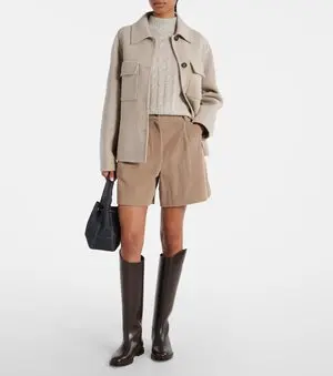 Brunello Cucinelli Sequined Cable-knit Sweater
