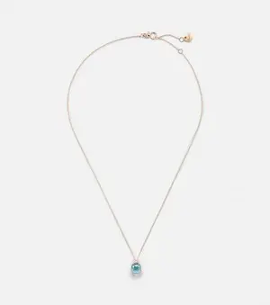 Pomellato Nudo Mini Necklace With Topaz And Diamonds - Gold
