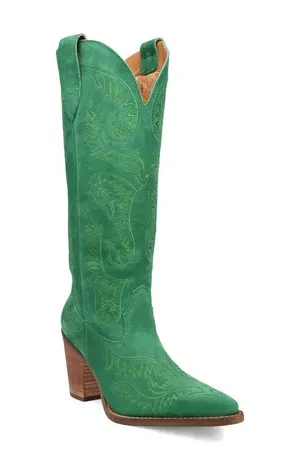 DINGO Evita Western Boot - Green
