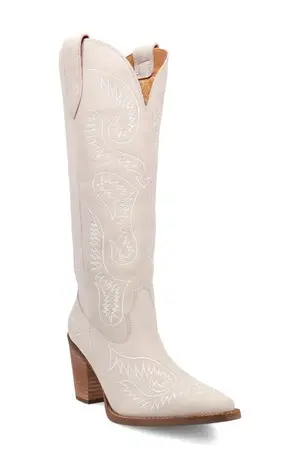 DINGO Evita Western Boot - White