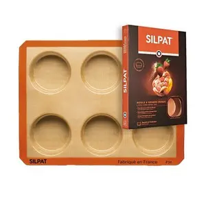 SILPAT Perfect Non-stick Large Round Cake Mold - Orange