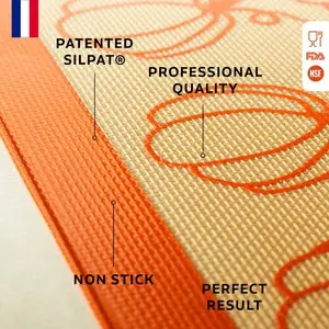 SILPAT Premium Pumpkin Non-stick Half Sheet Baking Mat