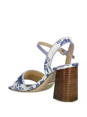 Guess 85mm Ganika Floral-print Sandals